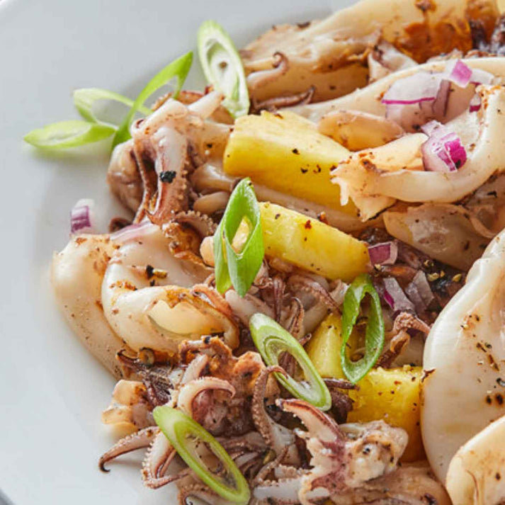 Squid/Calamari Loligo Cleaned Tubes & Tentacles 3/5 inch China WILD – 7 ...